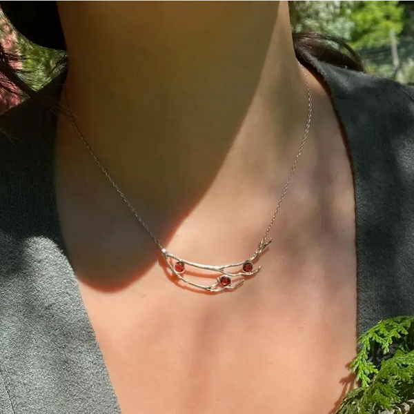 Susan Rodgers Designs: Bloom Necklace with Gemstones – HUBBUB